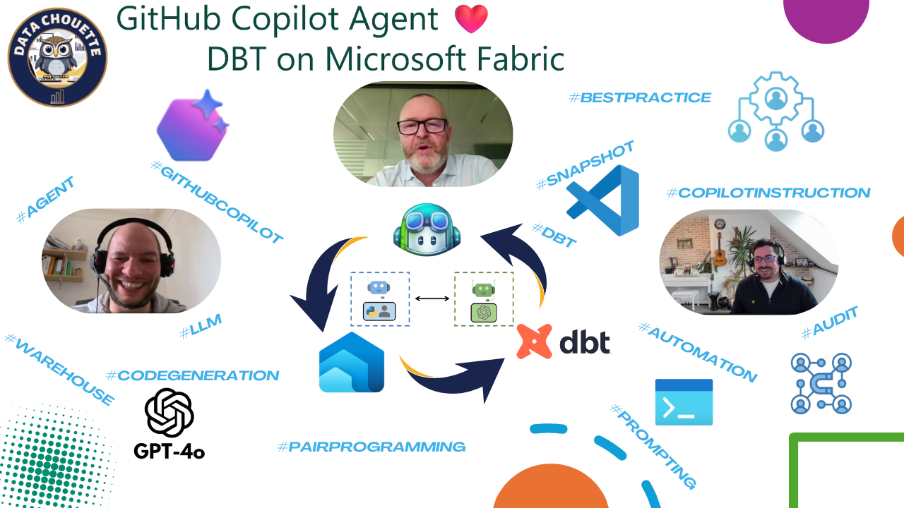 GitHub Copilot Agent ️ DBT on Microsoft Fabric - Data Chouette